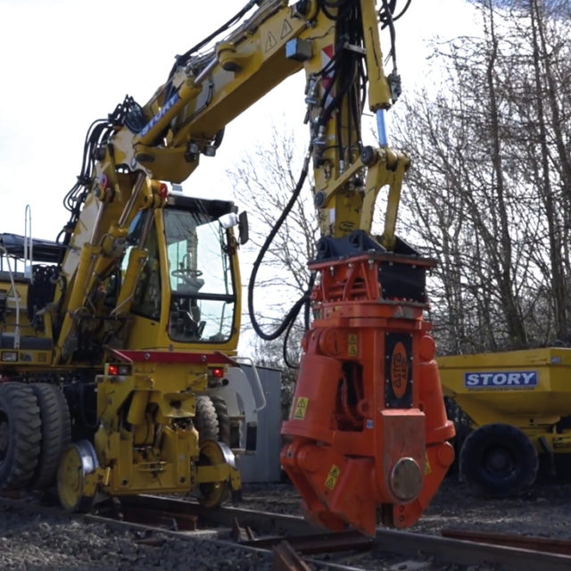Rail Cropper Hire| Attachments Plant Hire | Plant Hire